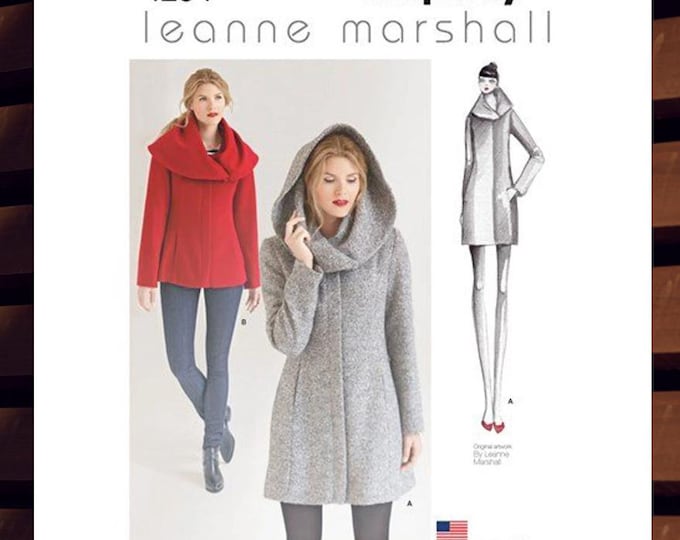 Simplicity 1254 S1254 Easy Sewing Pattern for Womens Coats - Size 14 16 ...
