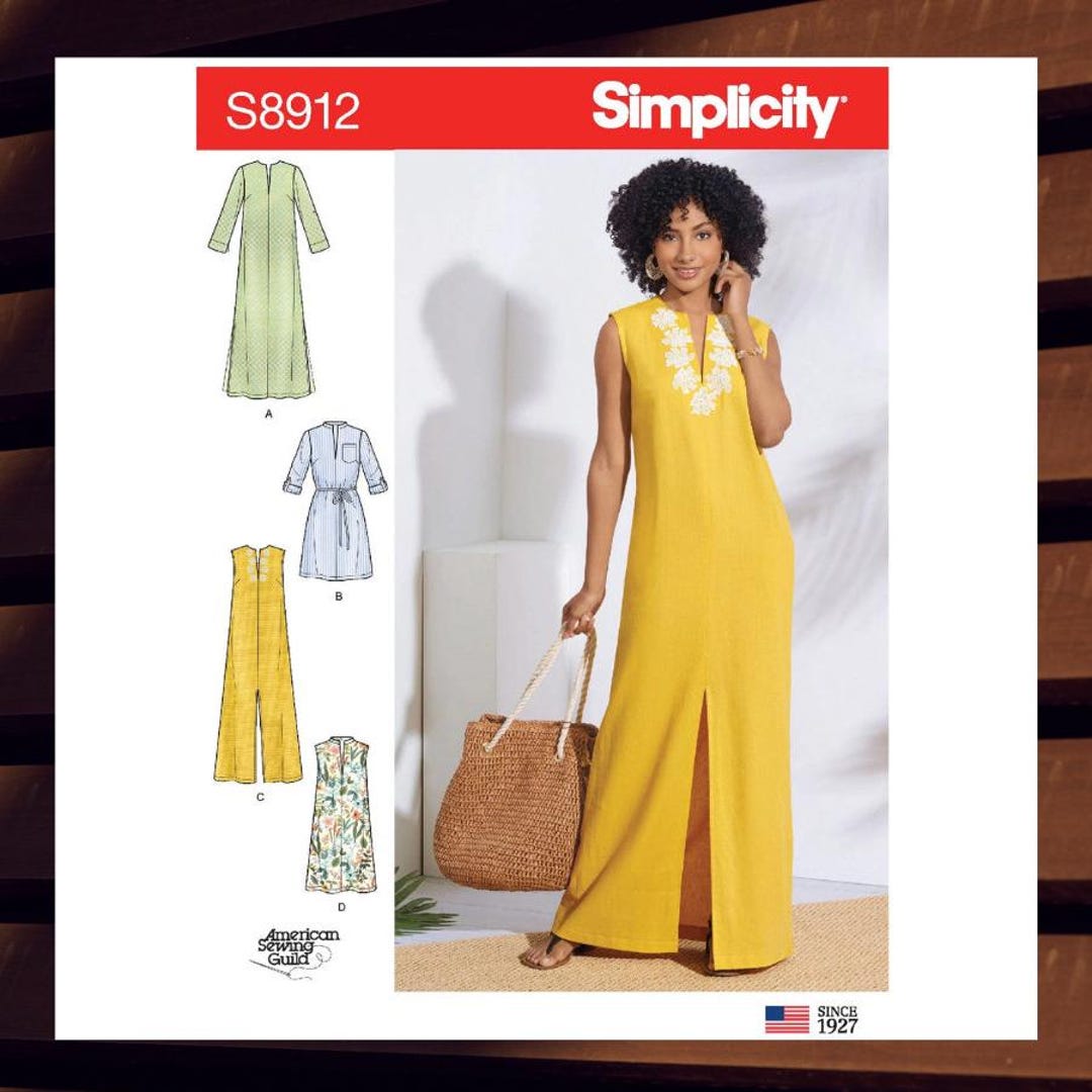 Sewing Pattern for Womens Dress - Size 6 8 10 12 14 or 16 18 20 22 24 ...