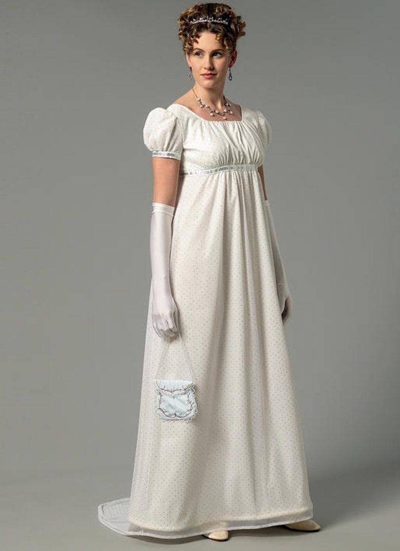 Sewing Pattern for Womens Regency Dress - Size 6 8 10 12 14 or 14 16 18 ...