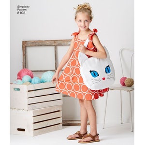 Simplicity 8102 S8102 Easy Sewing Pattern for Girls Summer Dress ...