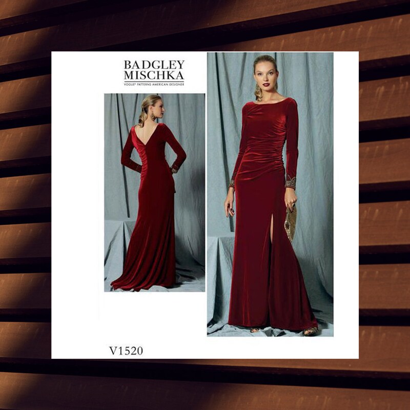 Evening Gown Pattern - Etsy