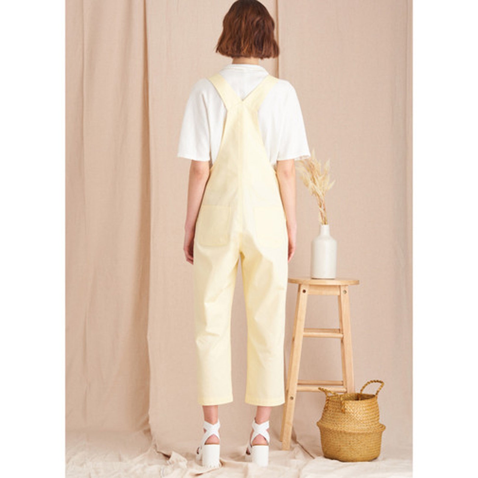 Sewing Pattern for Womens Bib Overalls - Size XS S M L XL (6-24) All ...