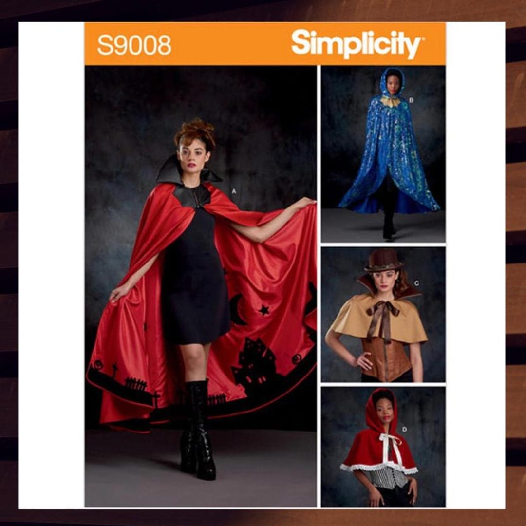 Sewing Pattern for Womens Capes and Capelets - Size S M L (all Sizes ...
