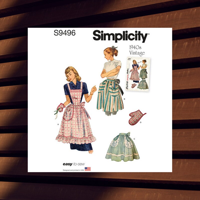 1940s Full Apron - Etsy