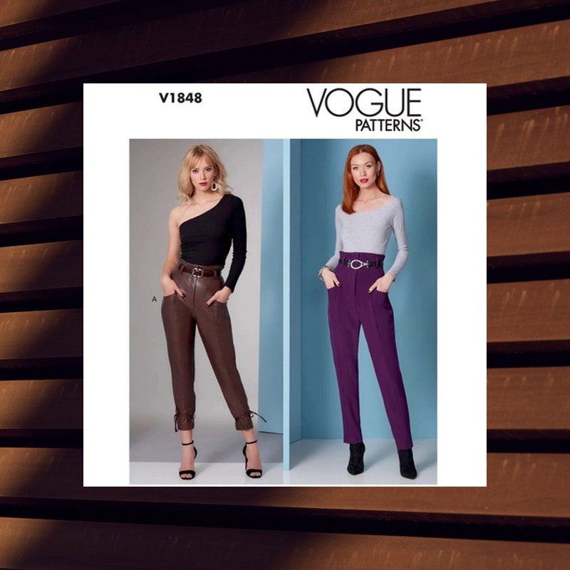 Vogue Pants Pattern - Etsy