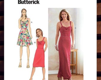 Simplicity 9600 S9600 Sewing Pattern for Womens Knit Dress - Size 6 8 ...