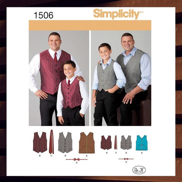Boys Vest Pattern - Etsy