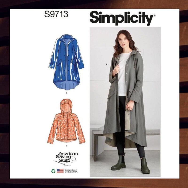Hooded Coat Pattern - Etsy
