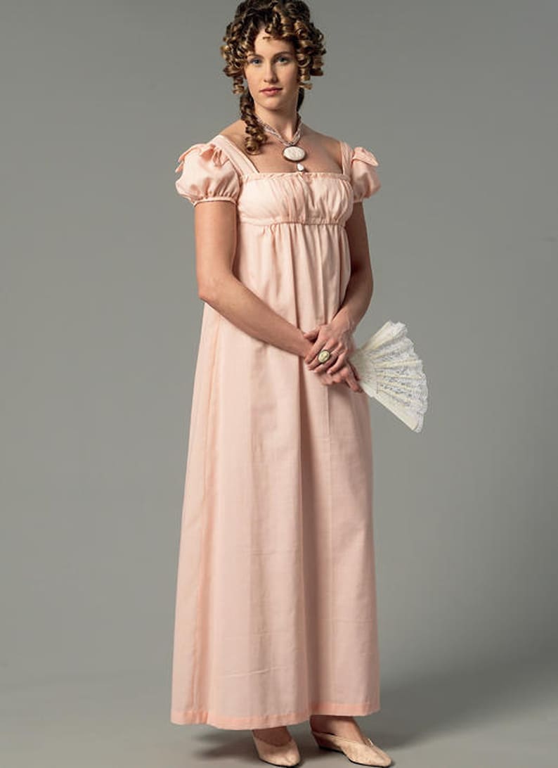 Sewing Pattern for Womens Regency Dress - Size 6 8 10 12 14 or 14 16 18 ...