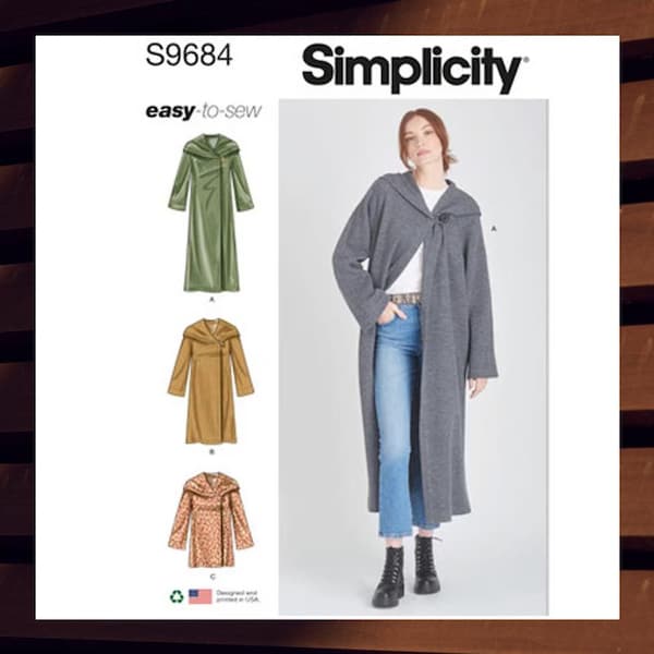 Hooded Coat Pattern - Etsy