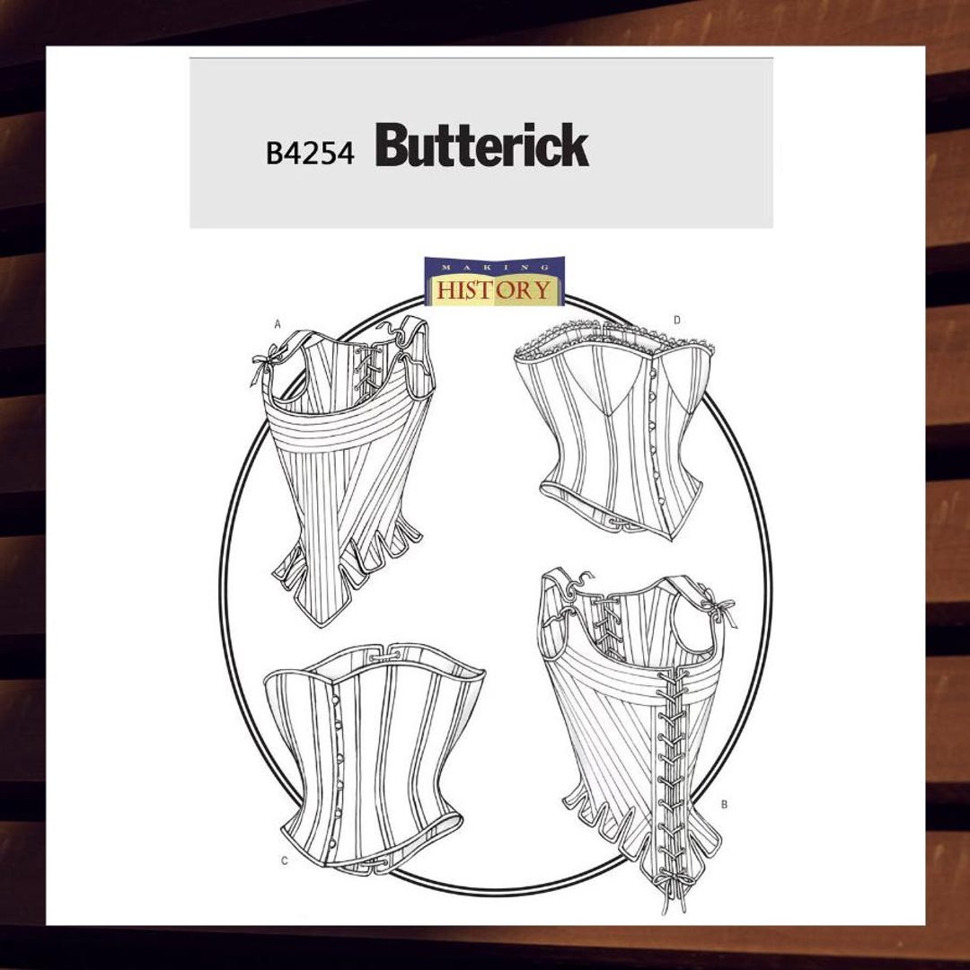 Sewing Pattern for Womens Corsets - Size 6 8 10 or 12 14 16 or 18 20 22 ...