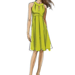 Vogue 8574 / V8574 OOP Very Easy Sewing Pattern for Womens Dress size 6 ...