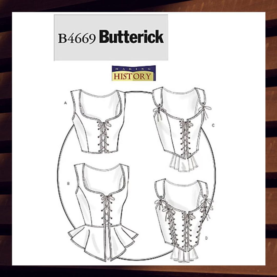 Sewing Pattern for Womens Corsets - Size 6 8 10 12 or 14 16 18 20 ...