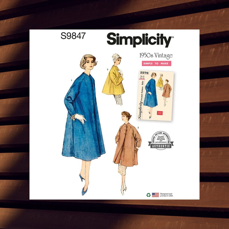 Swing Coat Pattern - Etsy