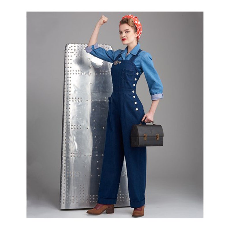 Sewing Pattern for Womens Overalls, Blouse & Pants - Size 6 8 10 12 14 ...