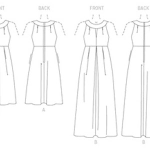 Vogue 8574 / V8574 OOP Very Easy Sewing Pattern for Womens Dress size 6 ...
