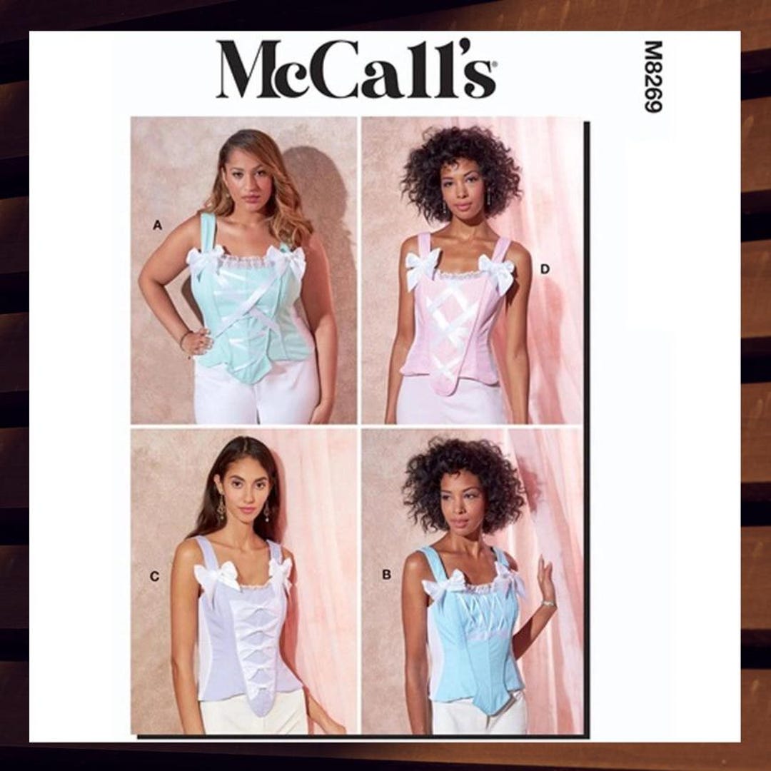 Sewing Pattern for Womens Corsets - Size 6 8 10 12 14 or 14 16 18 20 22 ...