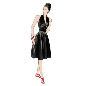 Butterick 5209 B5209 Retro 1947 Sewing Pattern for Womens Dress - Size ...