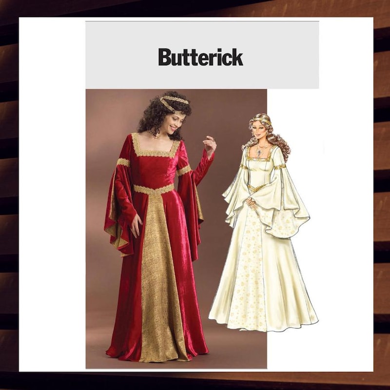 Renaissance Dress Pattern - Etsy