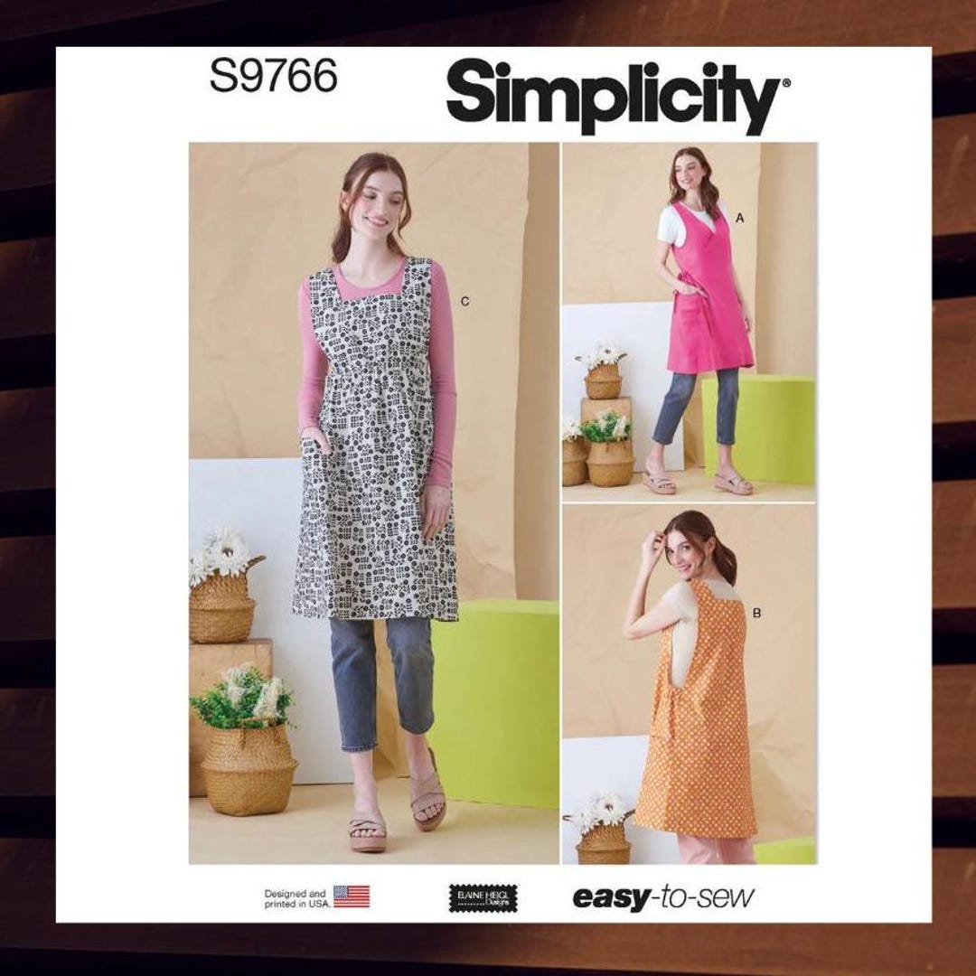 Simplicity 9766 S9766 R11758 Easy Sewing Pattern for Womens Tabard ...