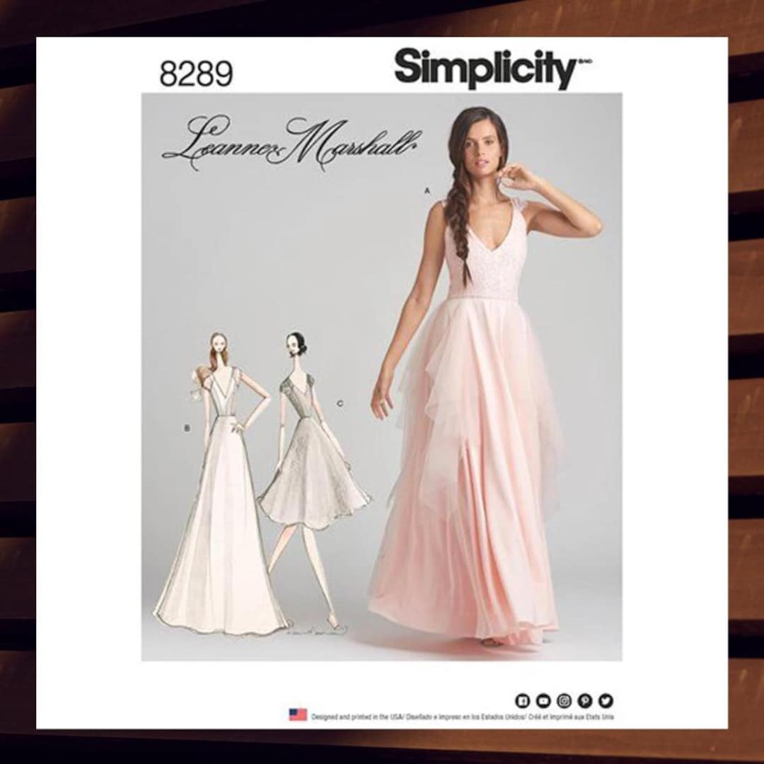 Sewing Pattern for Womens Evening Gown - Size 4-12 or 12-20 Prom ...