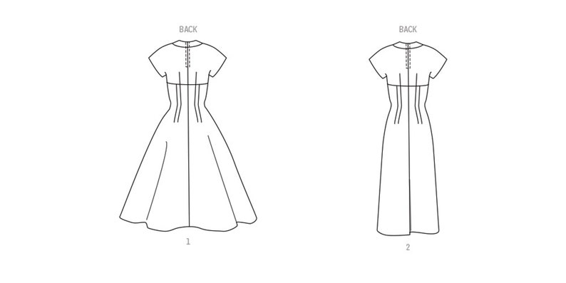 Sewing Pattern for Womens Dress - Size 6 8 10 12 14 - UNCUT F/F - 1950s ...