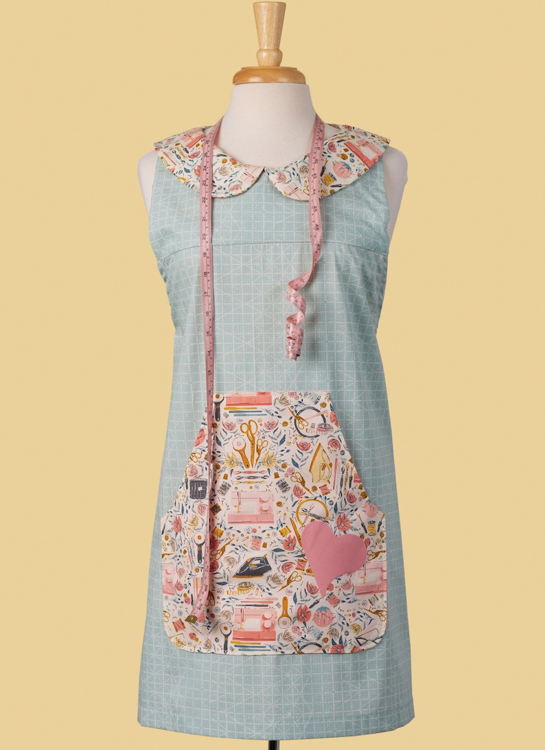 Easy Sewing Pattern for Womens Cobbler Aprons - Size XS S M L XL (4-22 ...