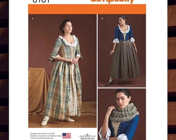 1770s Colonial Chocolate Brown Print Outfit Including Skirt Jacket ...
