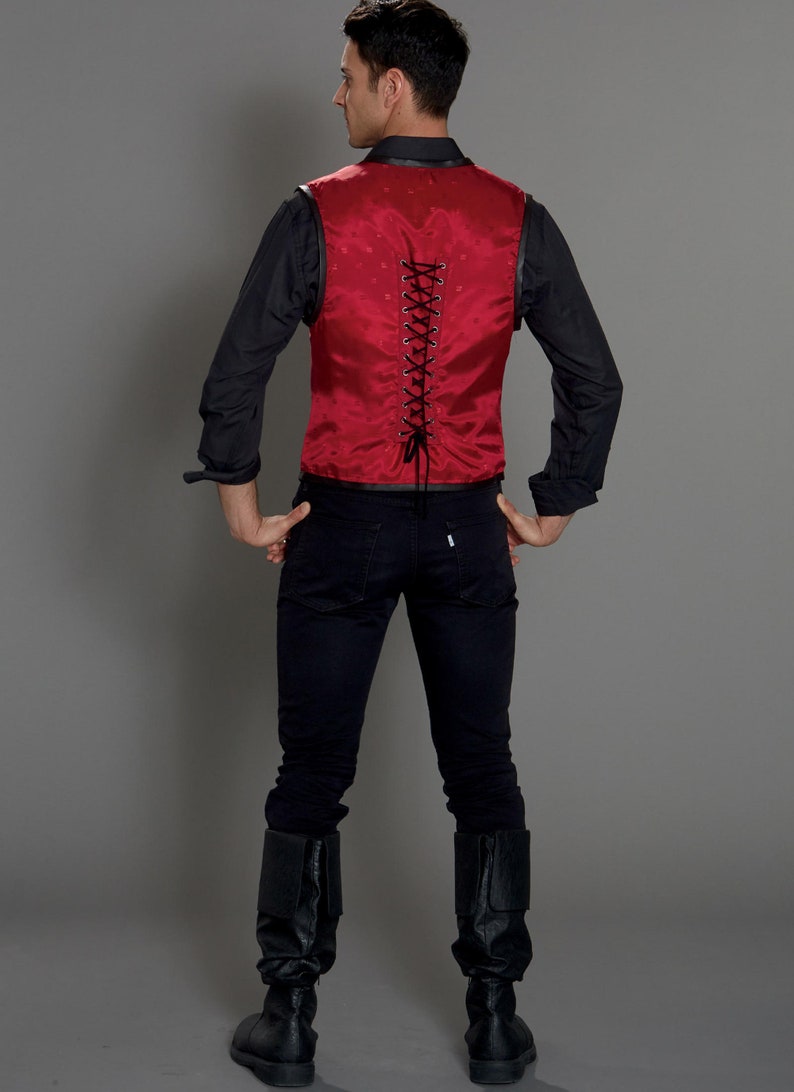 Sewing Pattern for Mens Coat & Vest - Size 38 40 42 44 or 46 48 50 52 ...