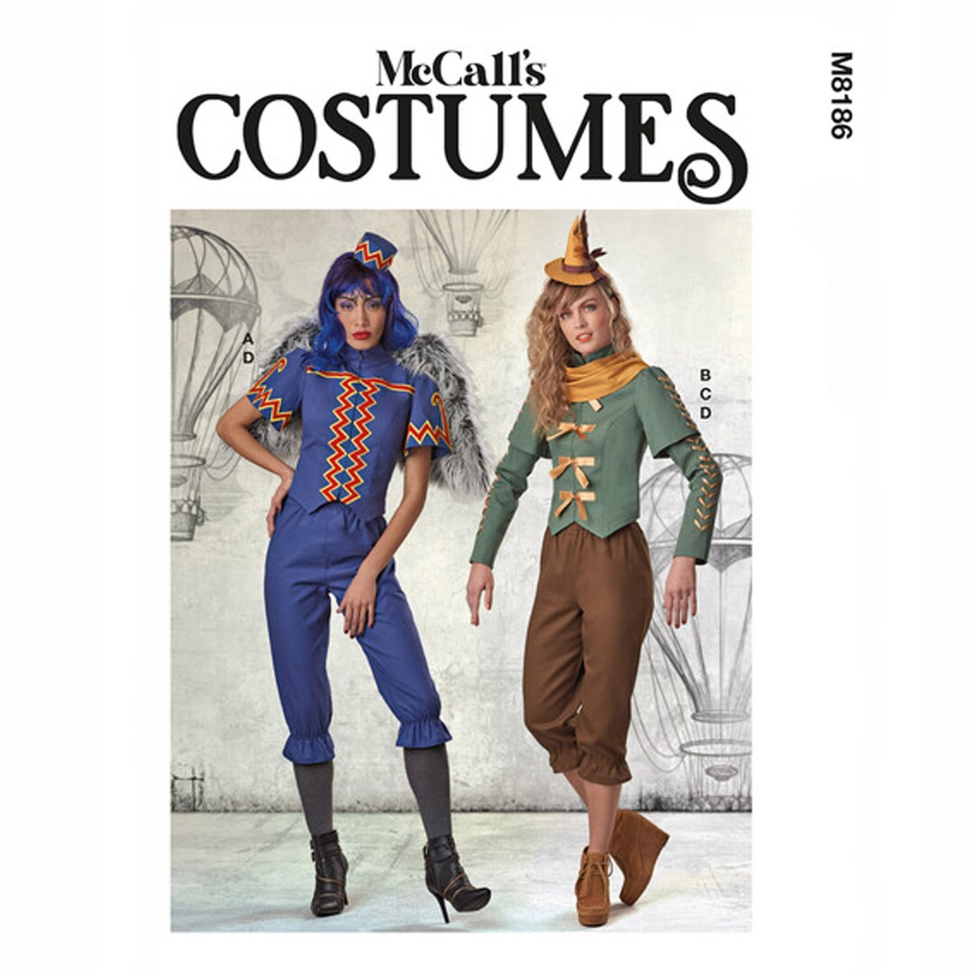 Costume Sewing Pattern for Womens Tops Pants & Wings - Etsy