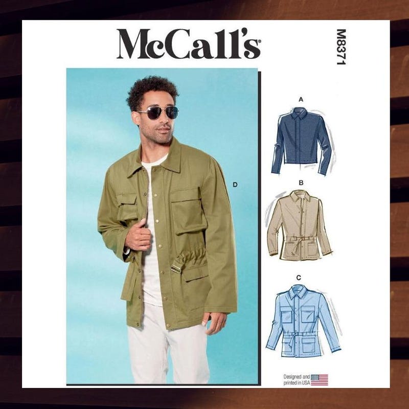 Safari Jacket Men 38 - Etsy