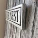 Our Nest Sign, Painted Sign, Wood Sign, Distressed Sign, Farmhouse ...
