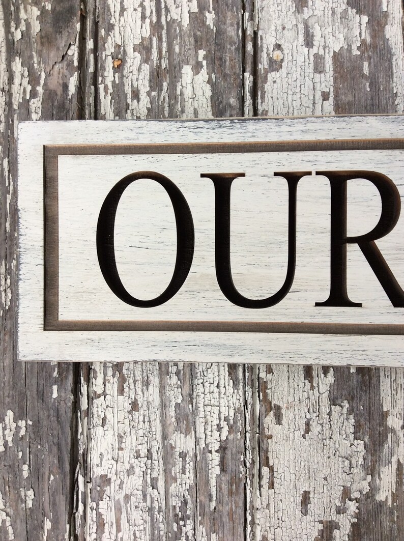 Our Nest Sign Painted Sign Wood Sign Distressed Sign | Etsy