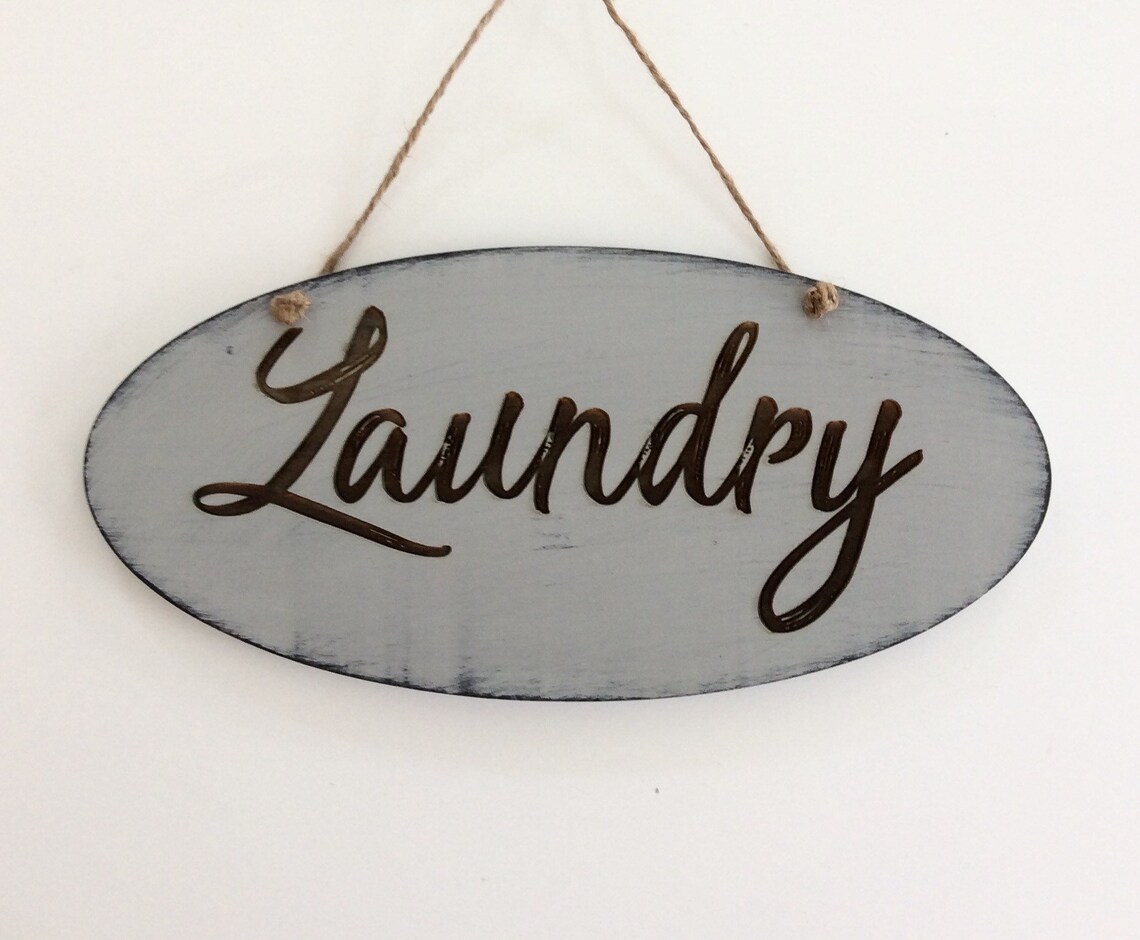 Laundry Sign Laundry Room Sign Laundry Room Decor Laser - Etsy