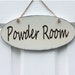Powder Room Sign Bathroom Sign Restroom Powder Room Wall - Etsy