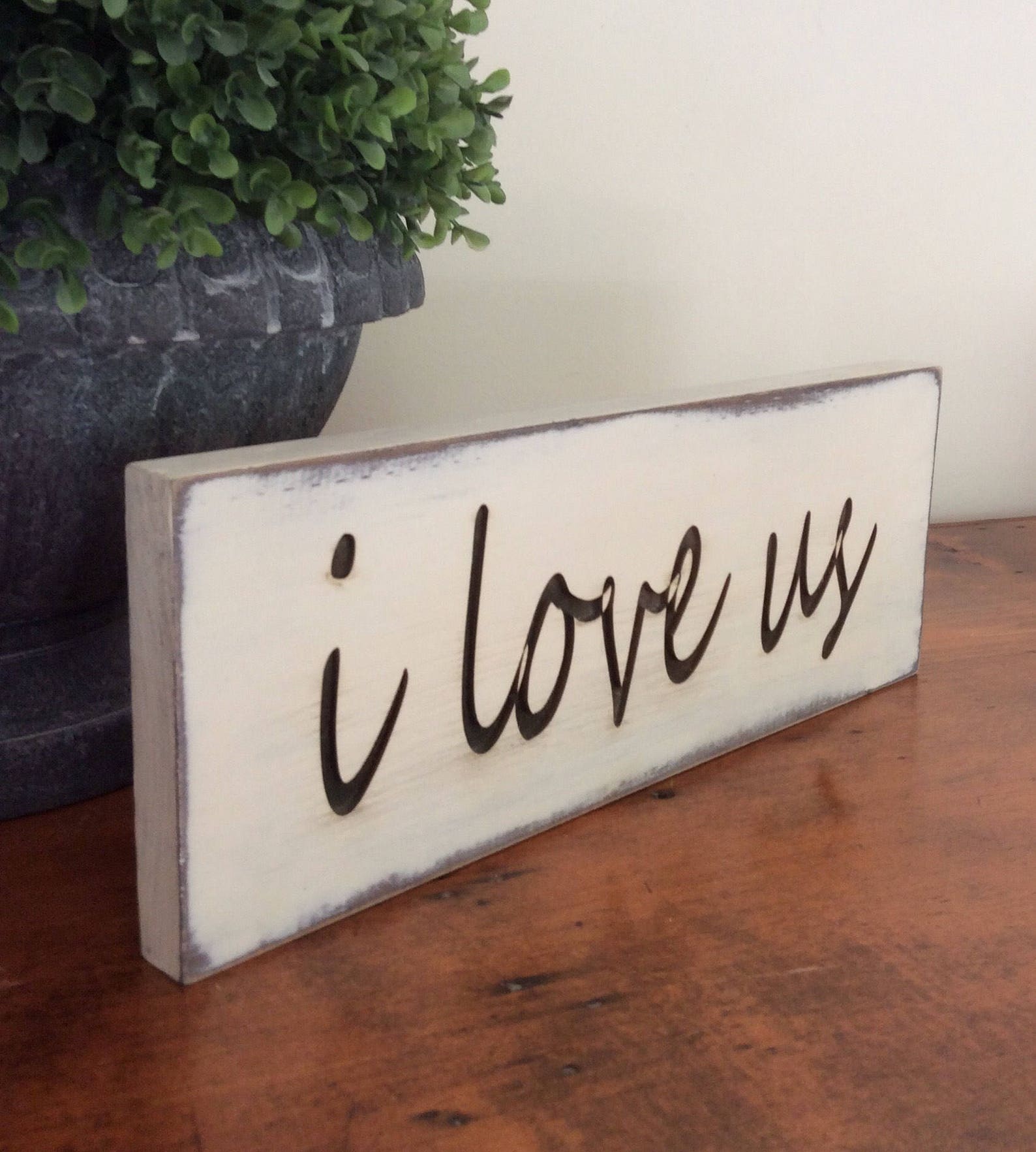 I Love Us Sign I Love Us Couples Gift Valentines Day Gift | Etsy
