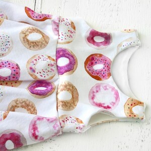 Donut Baby Dress// Infant Tank Top Dress // Pink Sprinkles Donuts ...