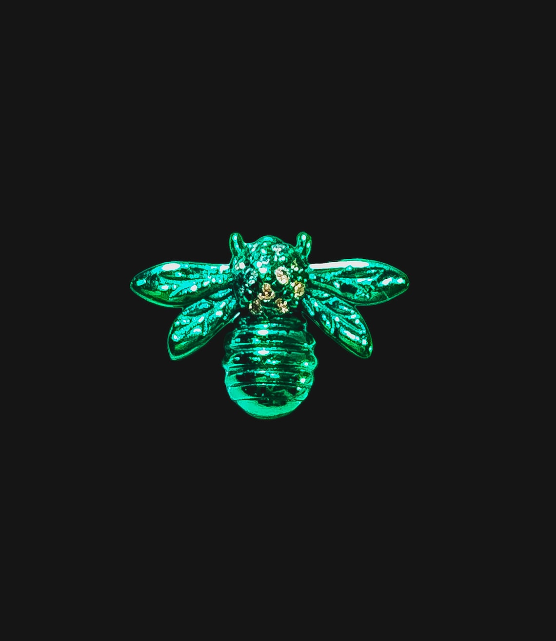 Diamond Bee Necklace 14K Gold, Dainty Bee Necklace, Bee Lover Gift, Bee ...