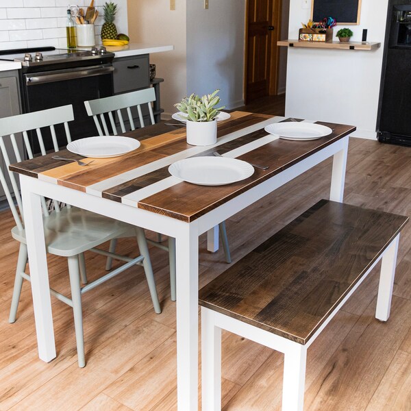 Farmhouse Dining Table Set - Etsy