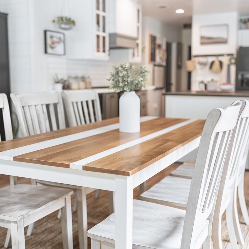 Wood Dining Table - Etsy