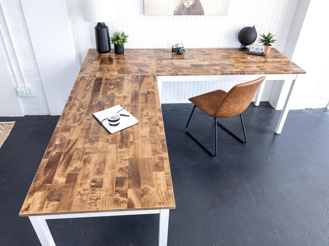Handmade Maple L-shaped Desk: "the Wren" Corner Desk - Etsy