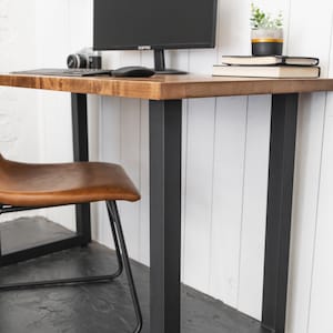 Solid Wood Desk | "the Wren" Premium Edition | Minimalistic Computer ...
