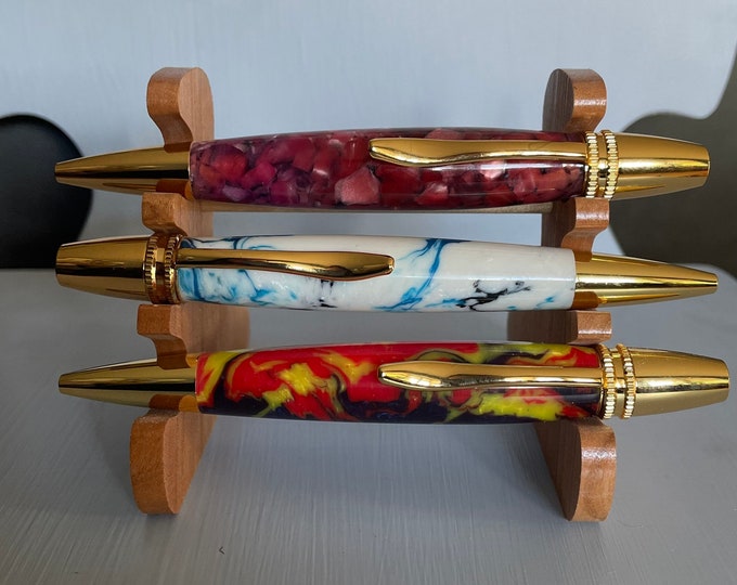 Multi Pen Desktop Holder/display - Etsy