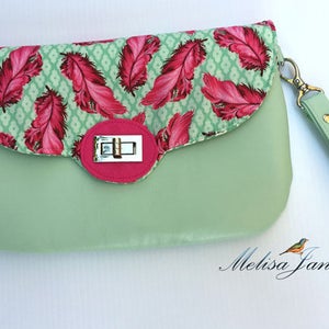 Statement Clutch Pattern: Oversized Purse, Bag With Turn Lock (PDF ...