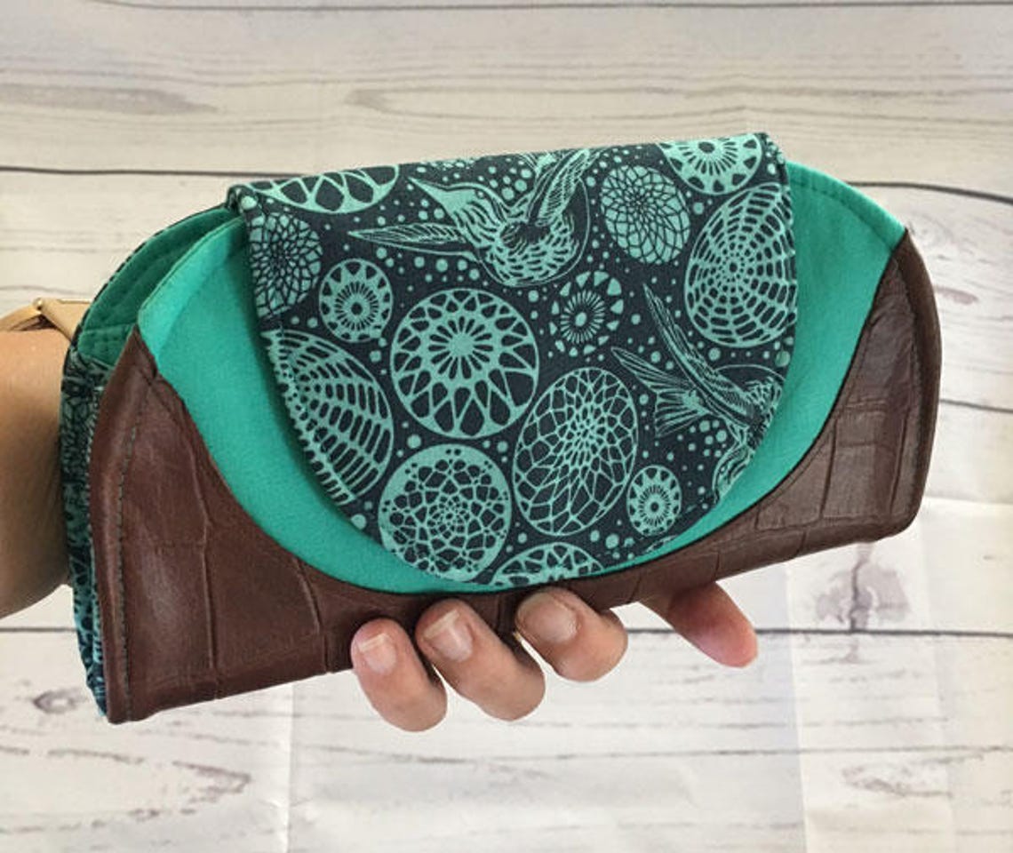 Cleo Everyday Wallet Pattern: Large Purse Bag Pattern (PDF Pattern) - Etsy