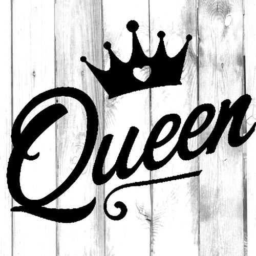Queen Crown Custom Name Decal Di Cut Decal - Etsy