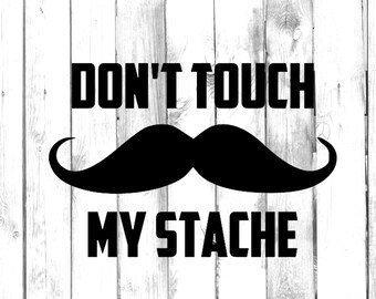 Moustache sticker | Etsy