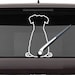 Puppy Dog Windshield Wiper - Di Cut Decal - Home/laptop/computer/truck ...