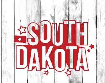 South Dakota Sticker South Dakota Decal Multiple Sizes - Etsy