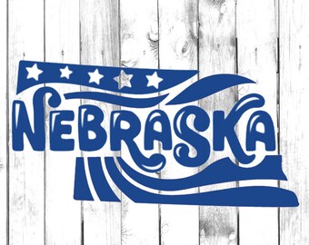 Nebraska State Decal / Nebraska Area Code Car Decal / Nebraska - Etsy